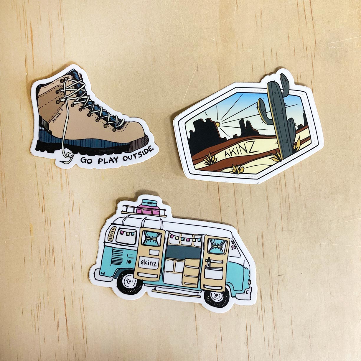 Adventurer Sticker Pack – Akinz