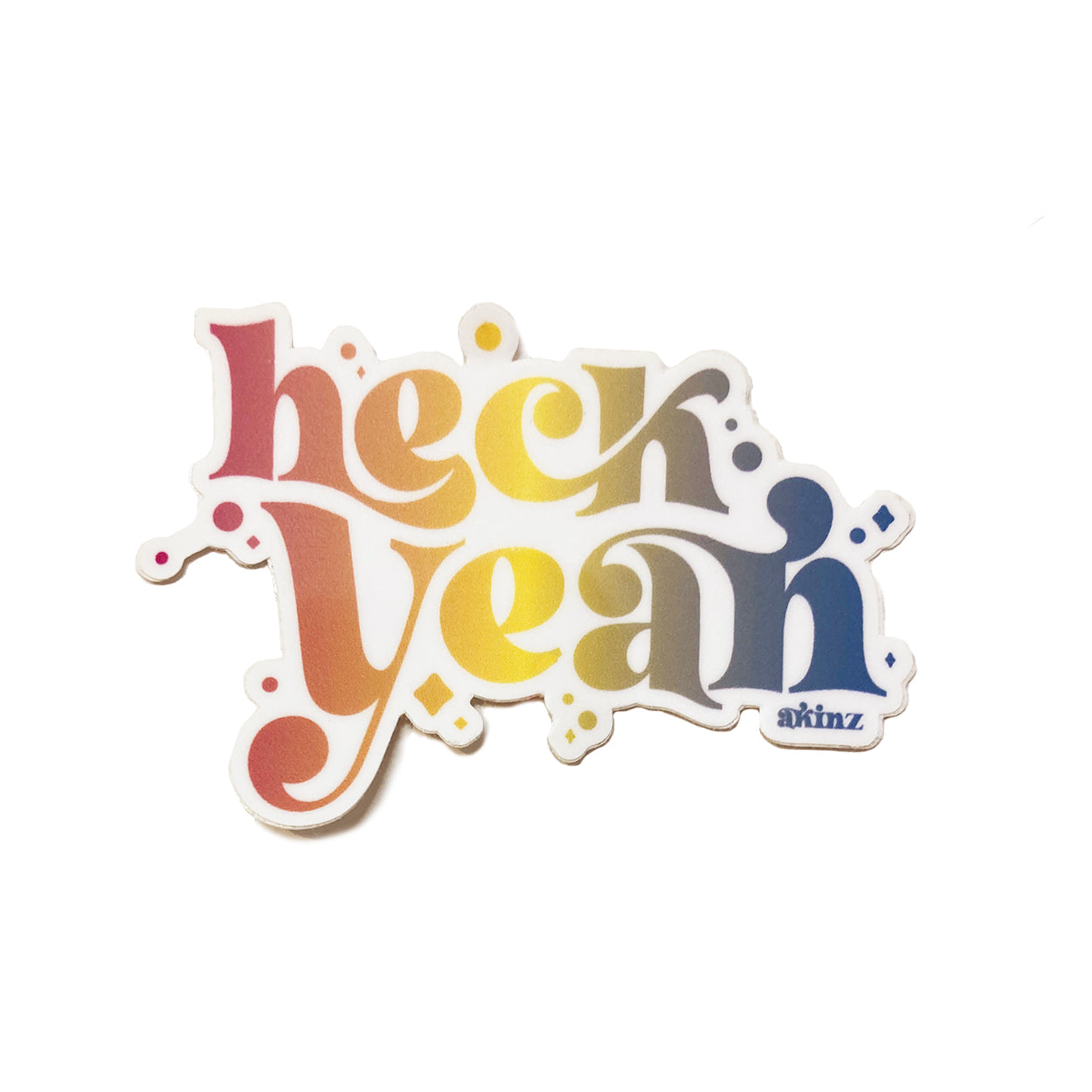 Heck Yeah Sticker – Akinz